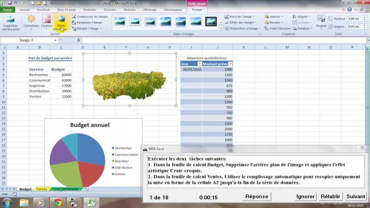 Mos excel 2010 Q1 - YouTube
