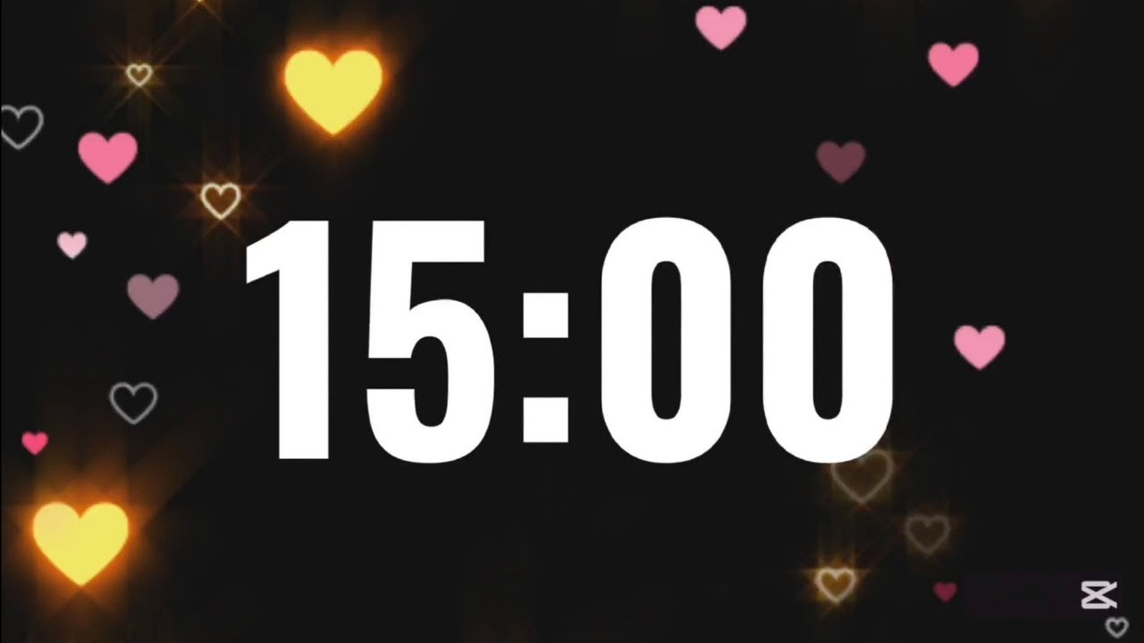 15 Minute Timer with Relaxing Music & Ending Alarm 🎵⏰🧡| 15 Min timer ...