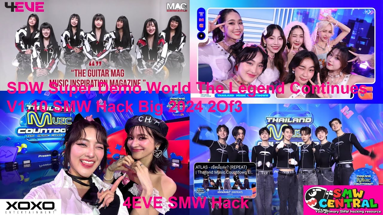 SDW Super Demo World The Legend Continues V1.10 SMW Hack Big 2024 2Of3 ...