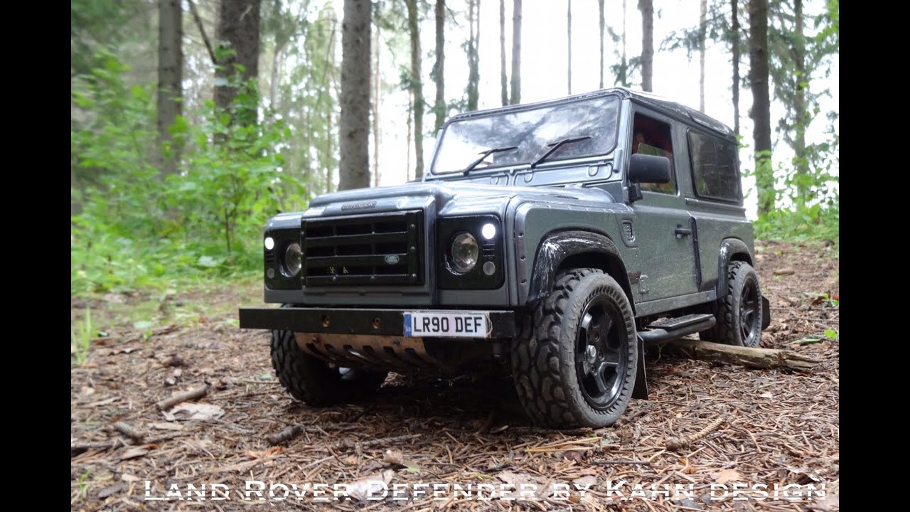 scale adventures Land Rover Defender by Kahn design - YouTube