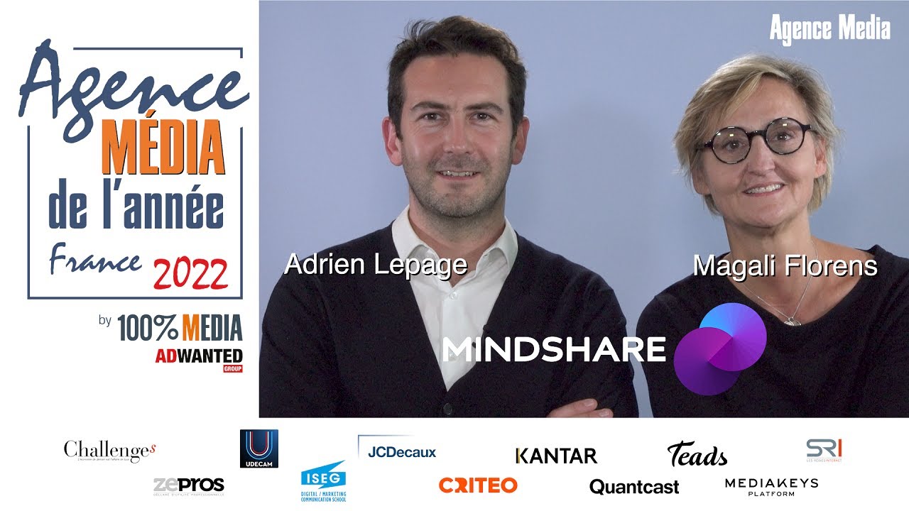 Prix Agence Média de l'année France 2022 - Magali Florens et Adrien ...