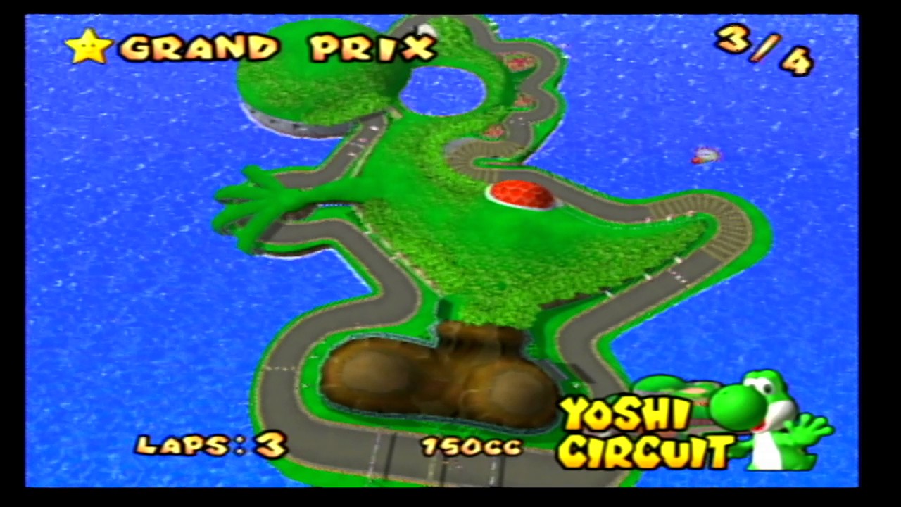 Mario Kart Double Dash playthrough - Yoshi and Waluigi - 150cc Star cup ...