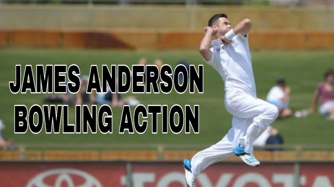 James Anderson bowling action in slow motion - YouTube