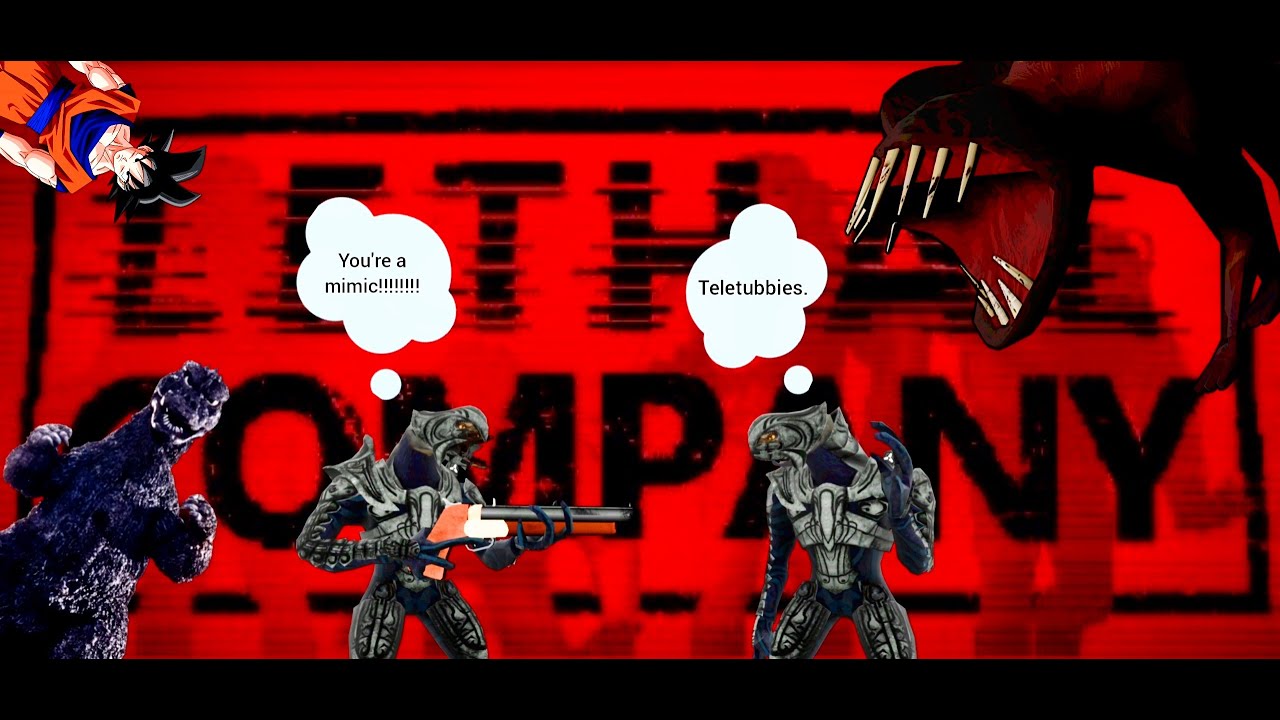 MIMIC ZOMBIES, GODZILLA, GOKU AND CHAOS!!!!!!! | Lethal Company Modded ...