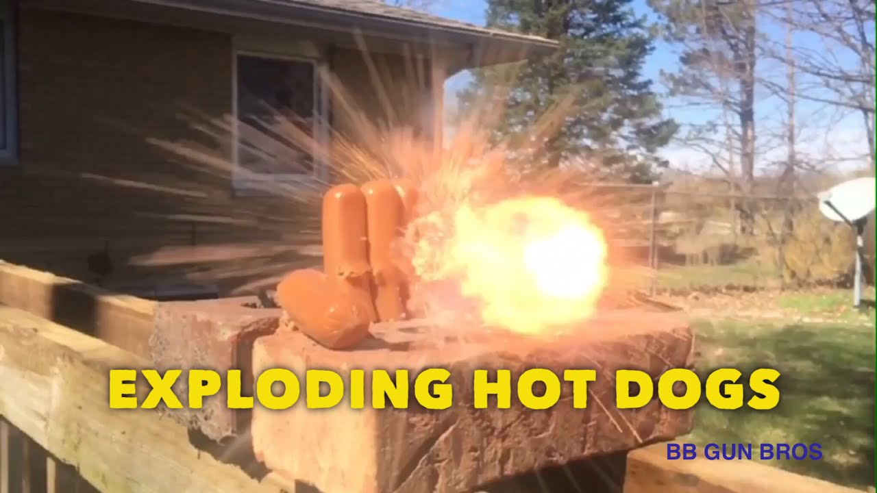 EXPLODING HOT DOGS - YouTube