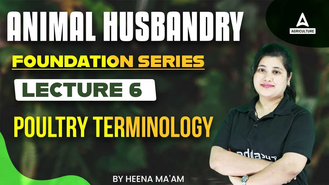 Poultry Terminology | Foundation Lecture #6 | Animal Husbandry Course ...