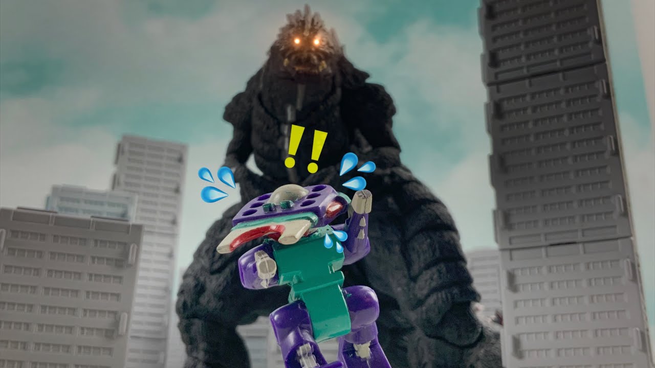 Godzilla Ultima vs Z-Bot | A Stop Motion Animated Short - YouTube