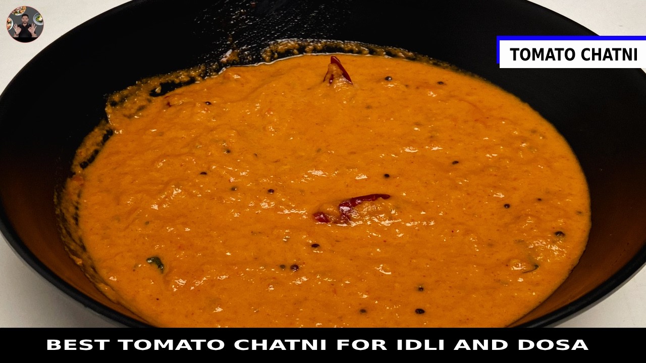 Best Chatni For Dosa Idli | Easy Tomato Chatni Recipe - YouTube