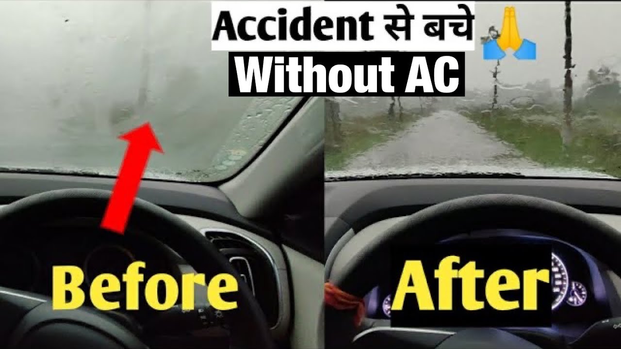 How to Remove fog without AC 🙏 windshield की FOG बिना AC के हटाना सीखें ...