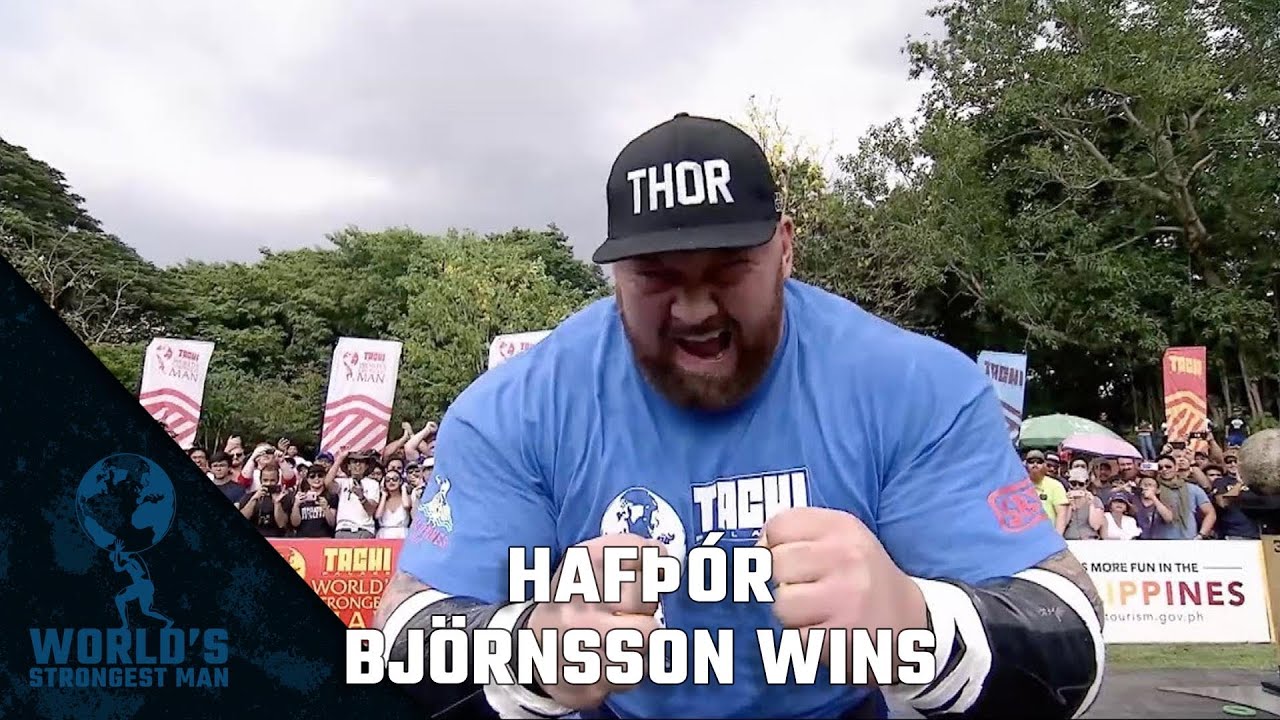 2018 World's Strongest Man | HAFTHOR WINS THE TITLE - YouTube