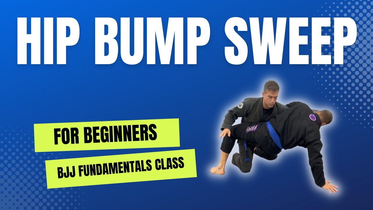 BJJ fundamentals class - The hip bump sweep 101 (for beginners) - YouTube