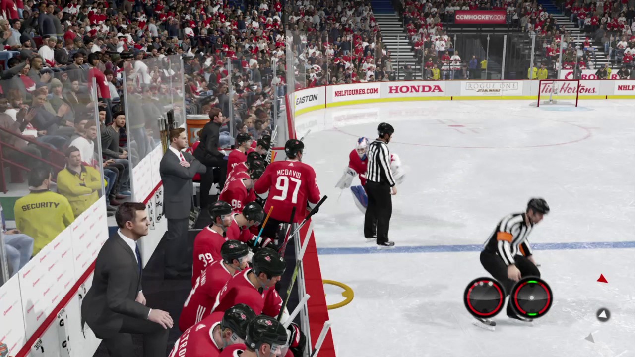 NHL® 17 HUT McDavid instant replay of EXTRA ATTACKER goal - YouTube