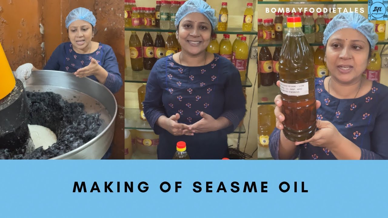 देखिये "काले तिल के तेल" कैसे बनता है | Black Sesame Seed Oil | Sesame ...