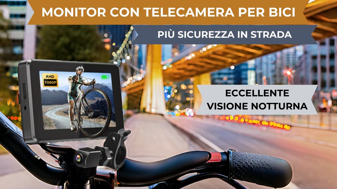 Specchietto con Telecamera per Bici - Sicurezza Totale su Strada ...