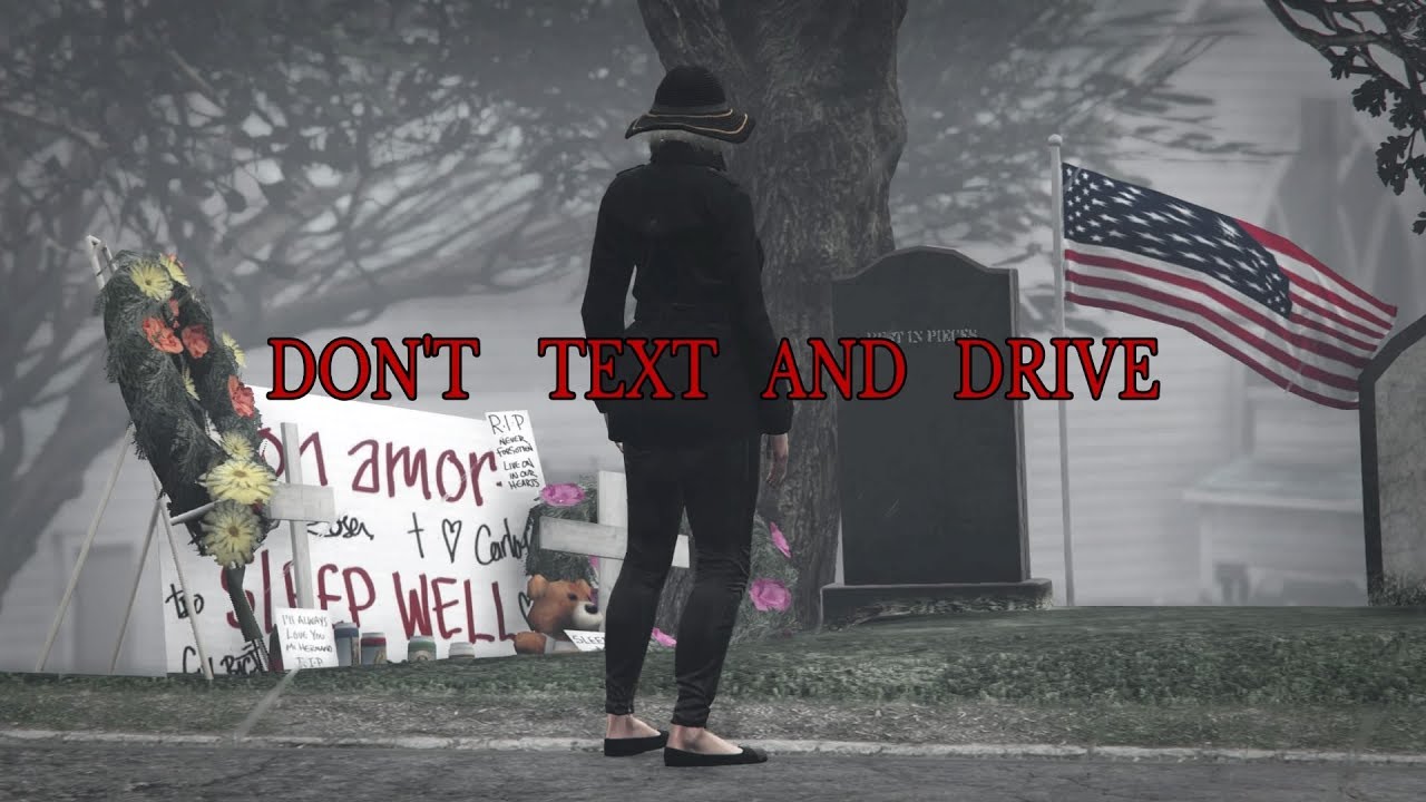 GTA 5 SAD STORY. DON'T TEXT AND DRIVE. - YouTube
