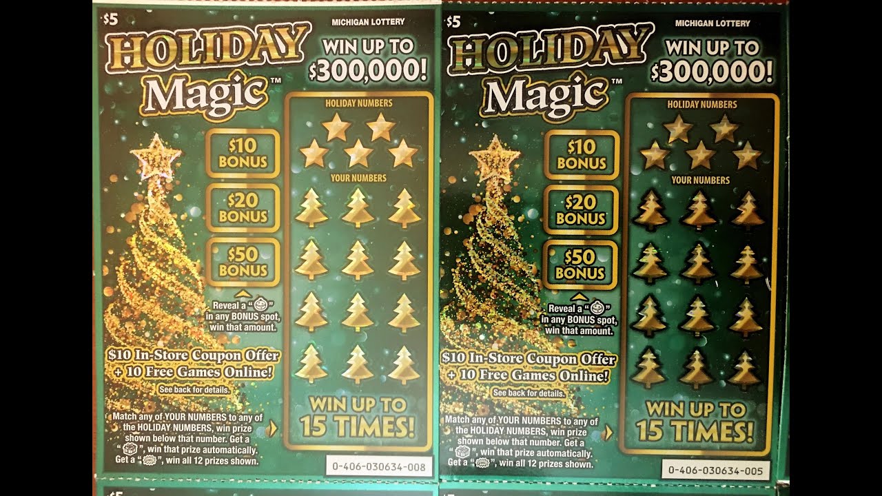 Holiday Magic! New release Michigan Lottery Instant ticket - YouTube