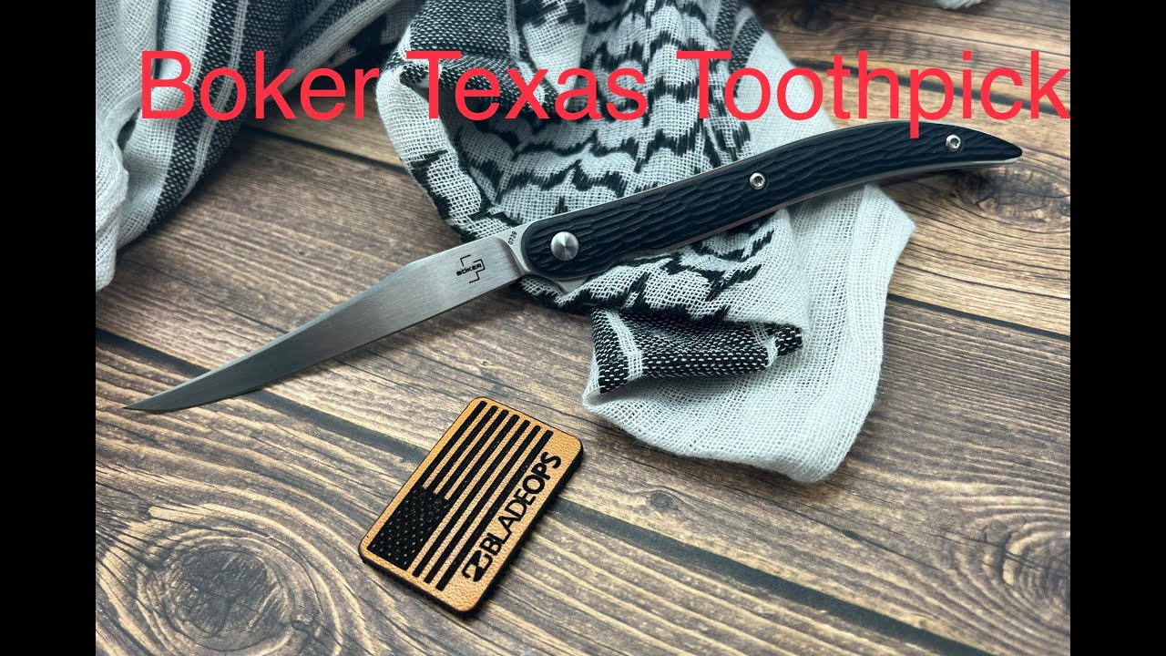 Boker Toothpick? Texas style! - YouTube