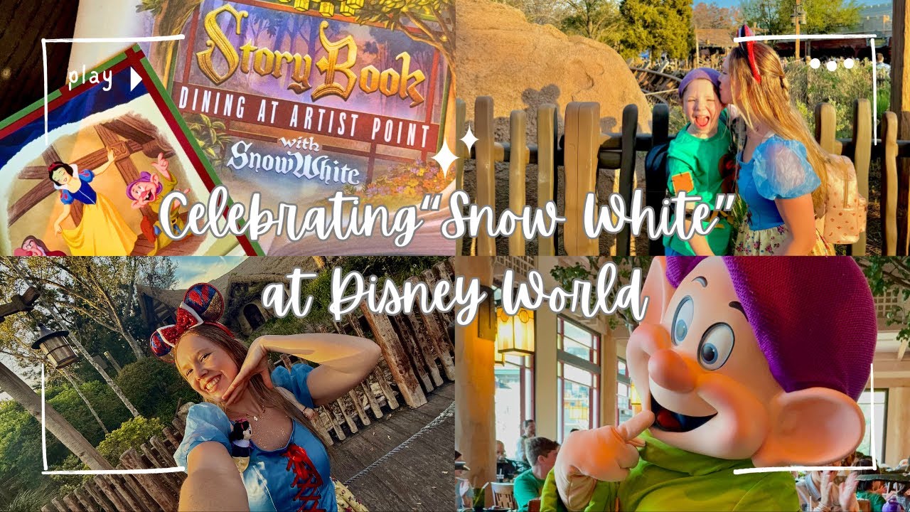 Snow White Day at Walt Disney World (story book dining, seven dwarfs ...
