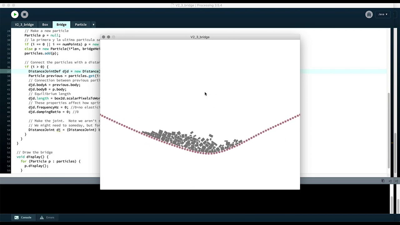 3 box2d joints distanceJoint - YouTube