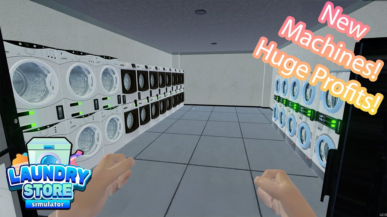 💰 Huge Profit Boost! Adding New Machines in Laundry Store Simulator ...