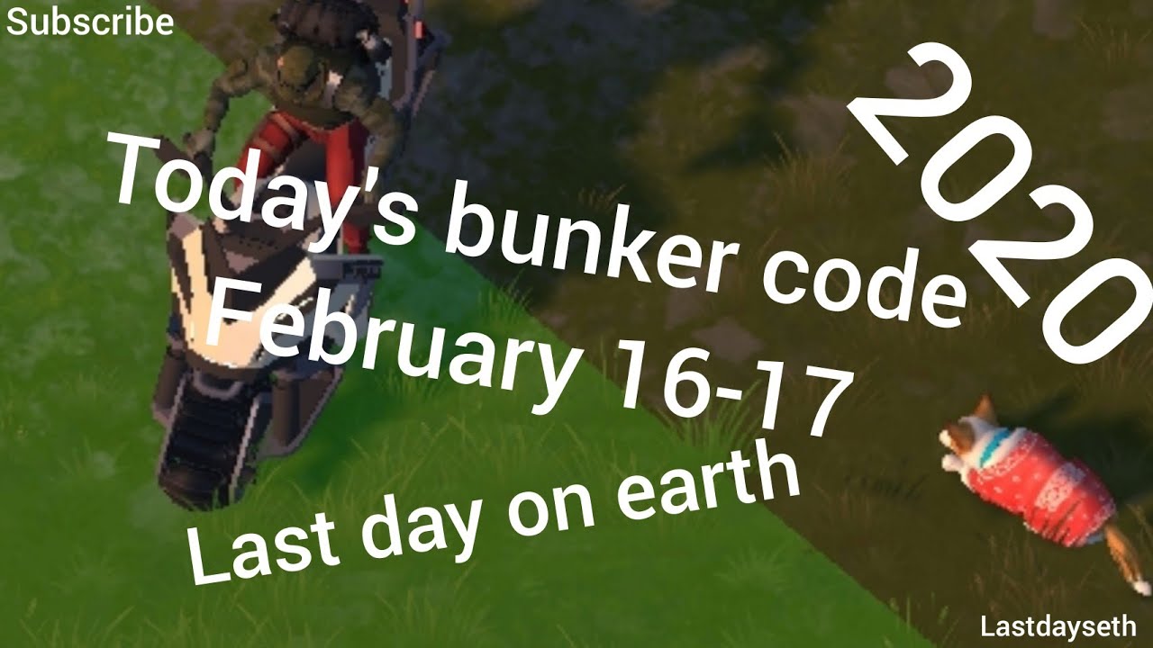 Today's bunker code Feb 16-17 LDOE - YouTube