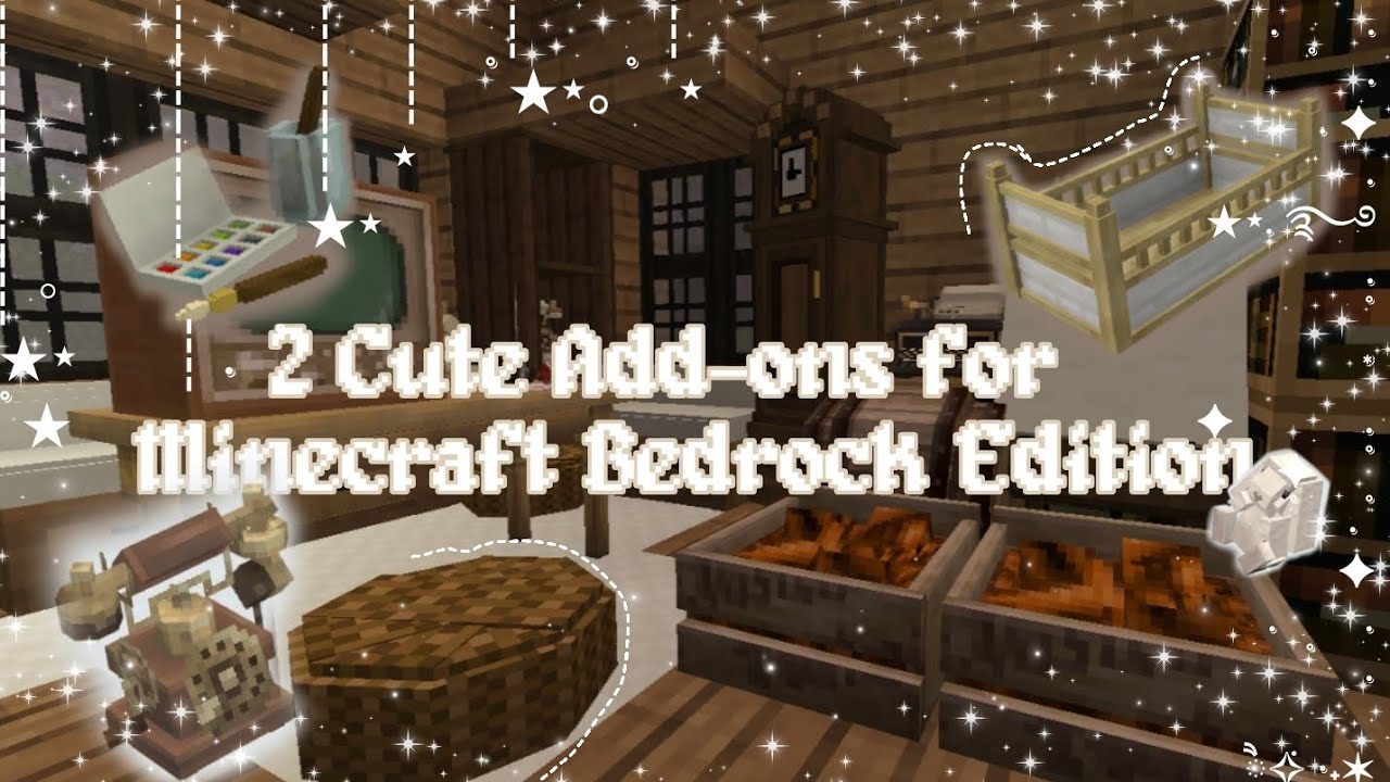 Two Cute Add-ons for Minecraft bedrock Edition 1.21.62+!🎀🌷 - YouTube