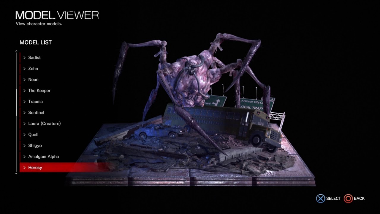 The evil within model viewer all models - YouTube