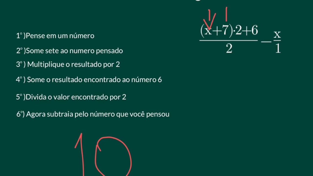 Pense em um número! Matemática ou Mágica? - YouTube