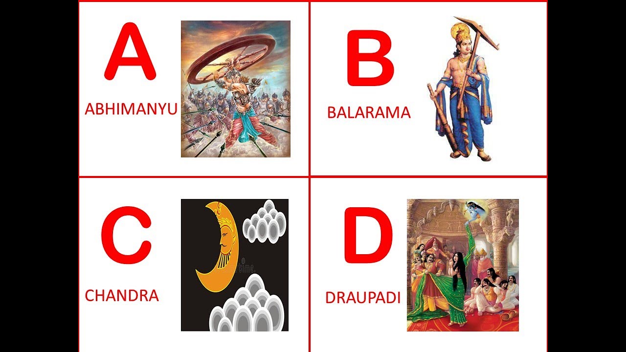 Learn alphabets with Indian Epic Characters. - YouTube