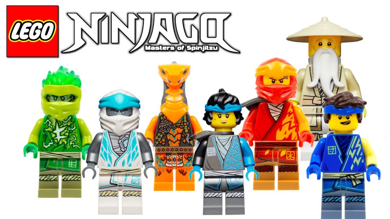 Every LEGO Ninjago Core Minifigures Collection 2022 - YouTube