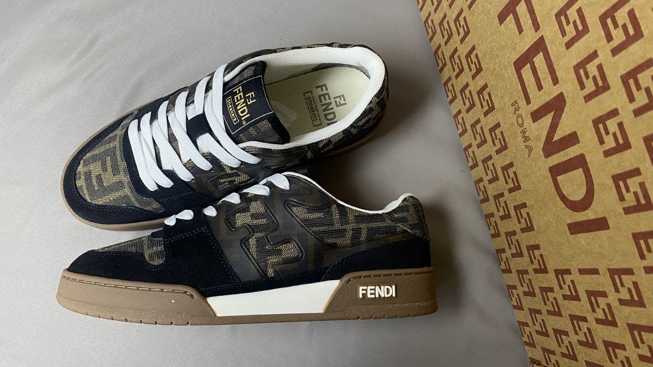 Fendi Match Low Black Brown Review From Supkicks - YouTube