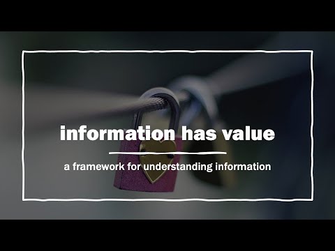Information Has Value - YouTube