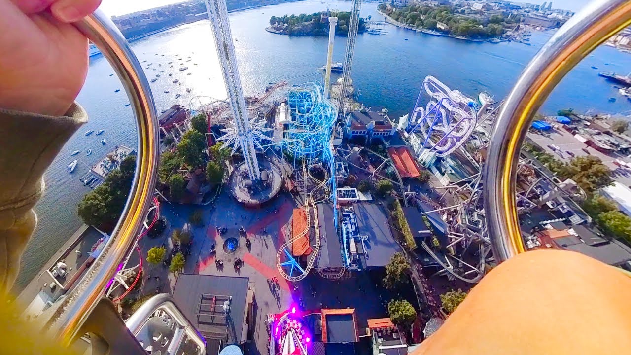 Fritt Fall - Tilt (Gröna Lund) - ONRIDE - free fall drop tower POV ...