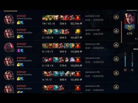 Losers queue 😈 SION , DARIUS - RANKED - League of Legends - YouTube