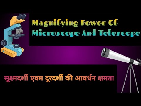 Magnifying Power Of Microscope And Telescope|| सूक्ष्मदर्शी एवम ...
