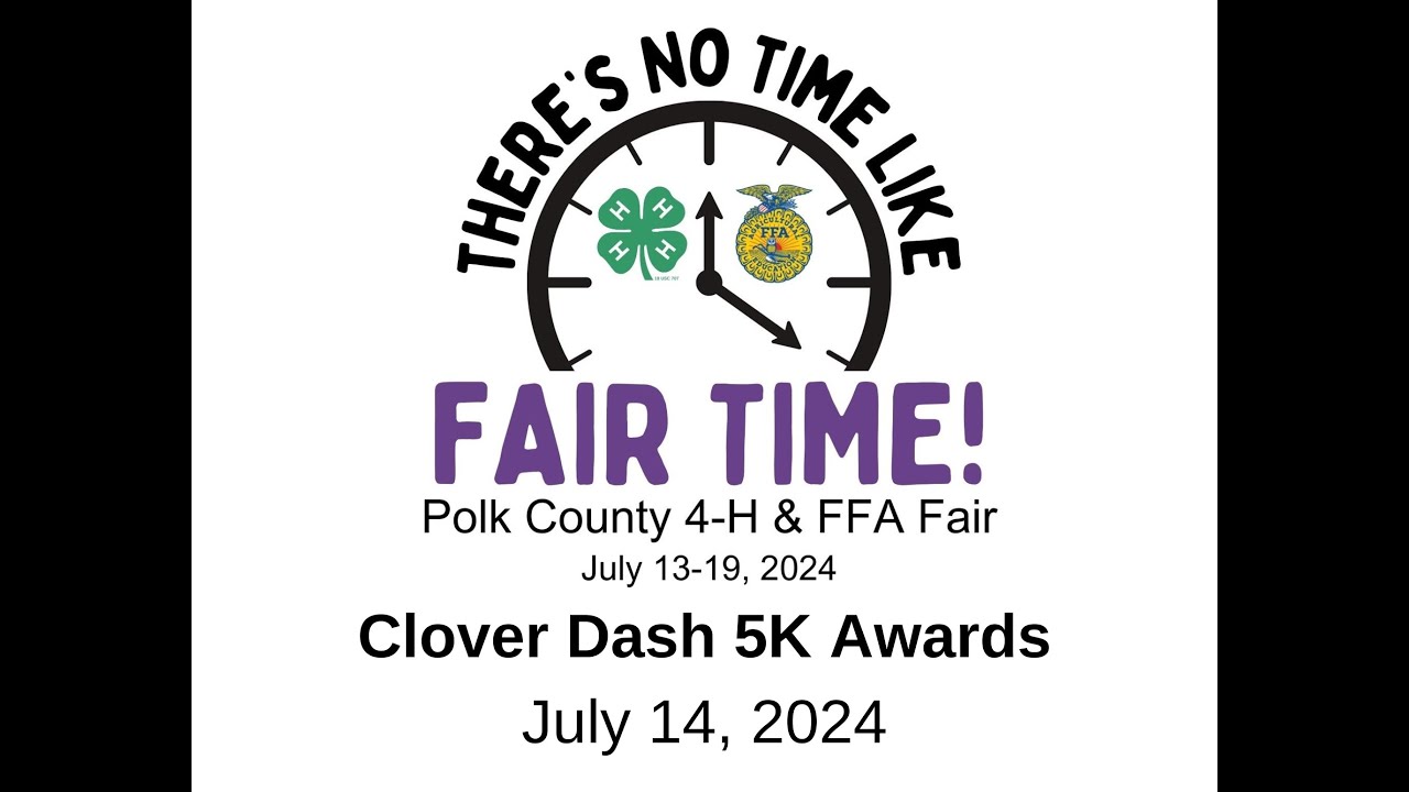 2024 Polk County Clover Dash 5K Awards - YouTube