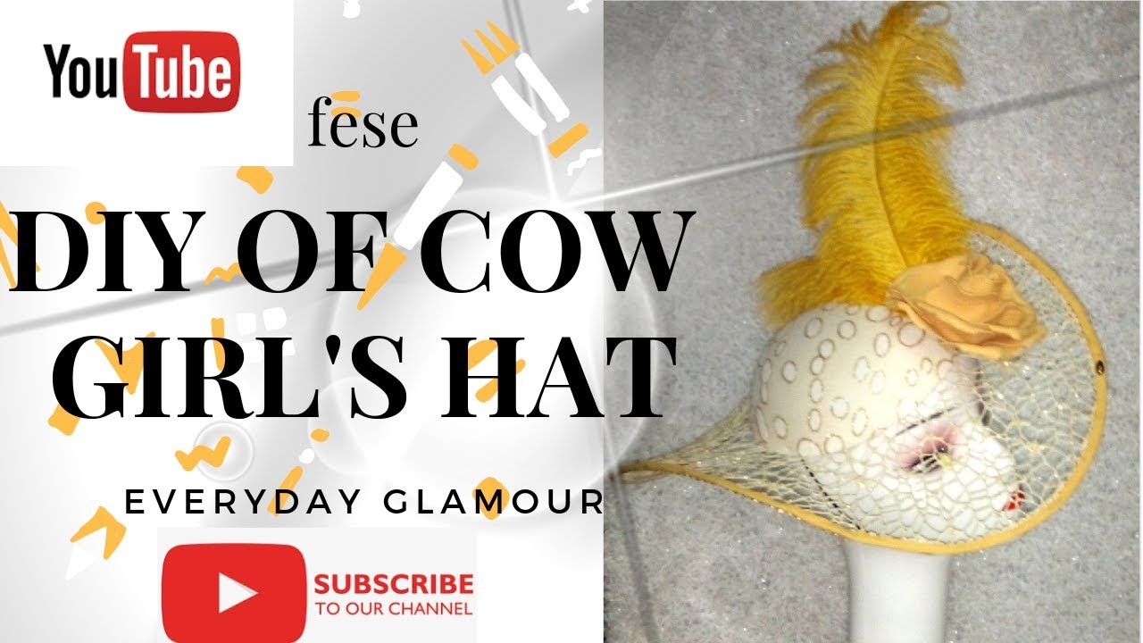 DIY Tutorial video on hat making. - YouTube