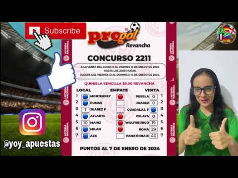 PROGOL REVANCHA #2211 VAMOS POR LOS MILLONES | PRONÓSTICOS,ANÁLISIS ...