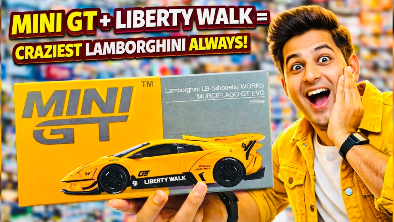 LEGENDARY🔥 YELLOW MURCI 😍 LAMBORGHINI + LBWK = MINI GT 1135 Silhouette ...