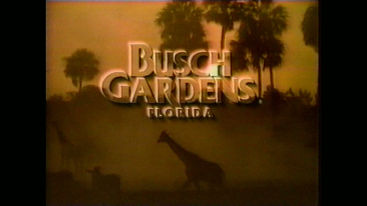 1994 Anheuser Busch Theme Parks/Busch Gardens Commercial - YouTube