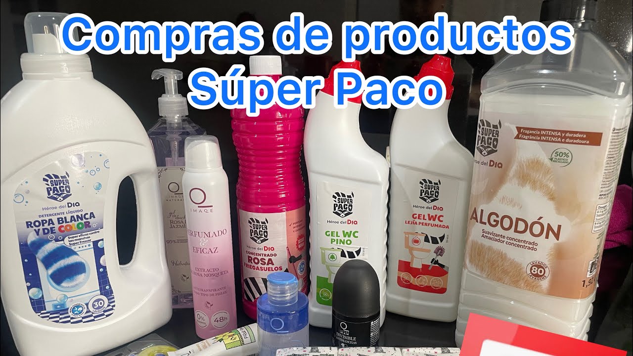 Probando productos Súper Paco de Día. - YouTube