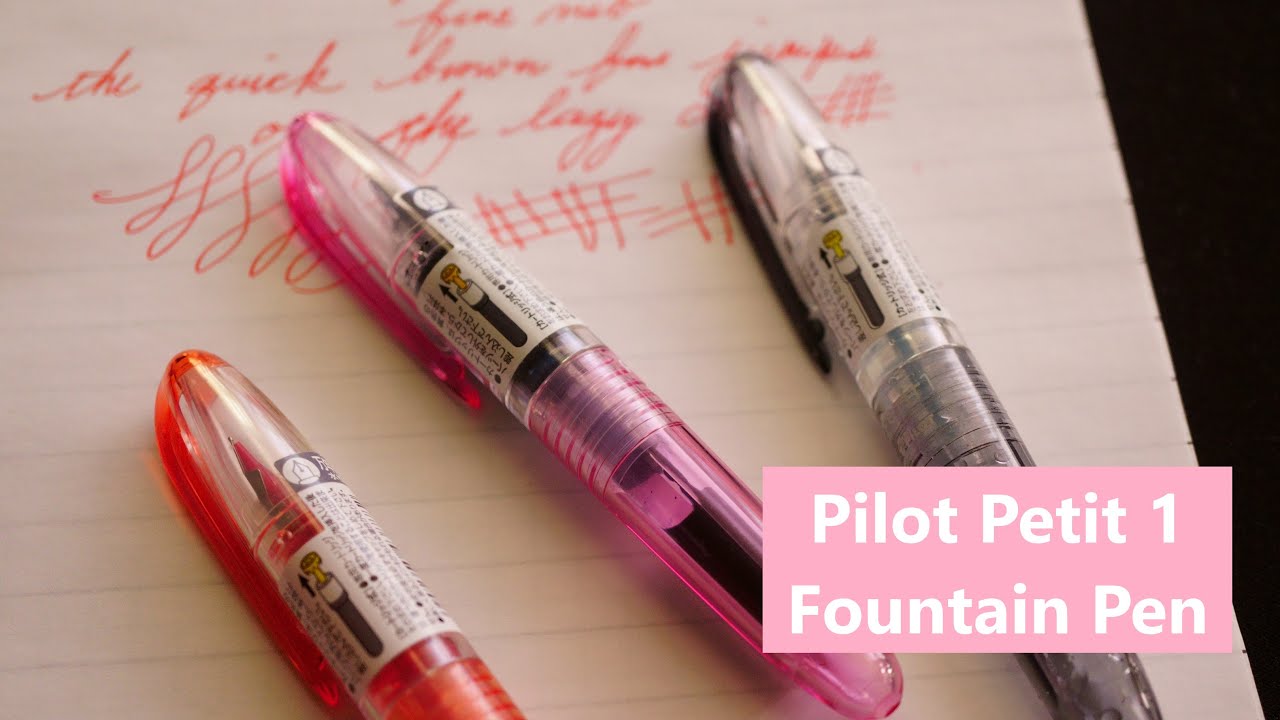Pilot Petit 1 Fountain Pen - YouTube