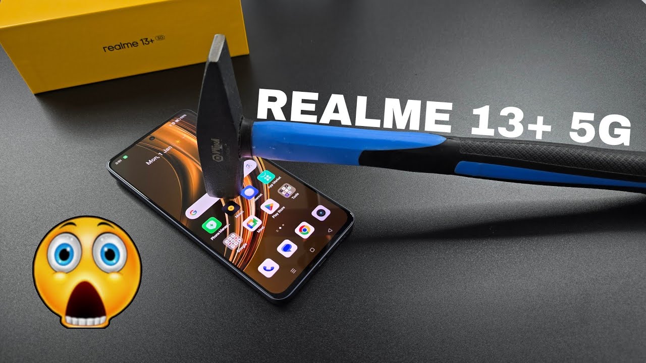 Realme 13+ 5G Screen Scratch & Front Glass Durability Test 🛠️🔨 - YouTube