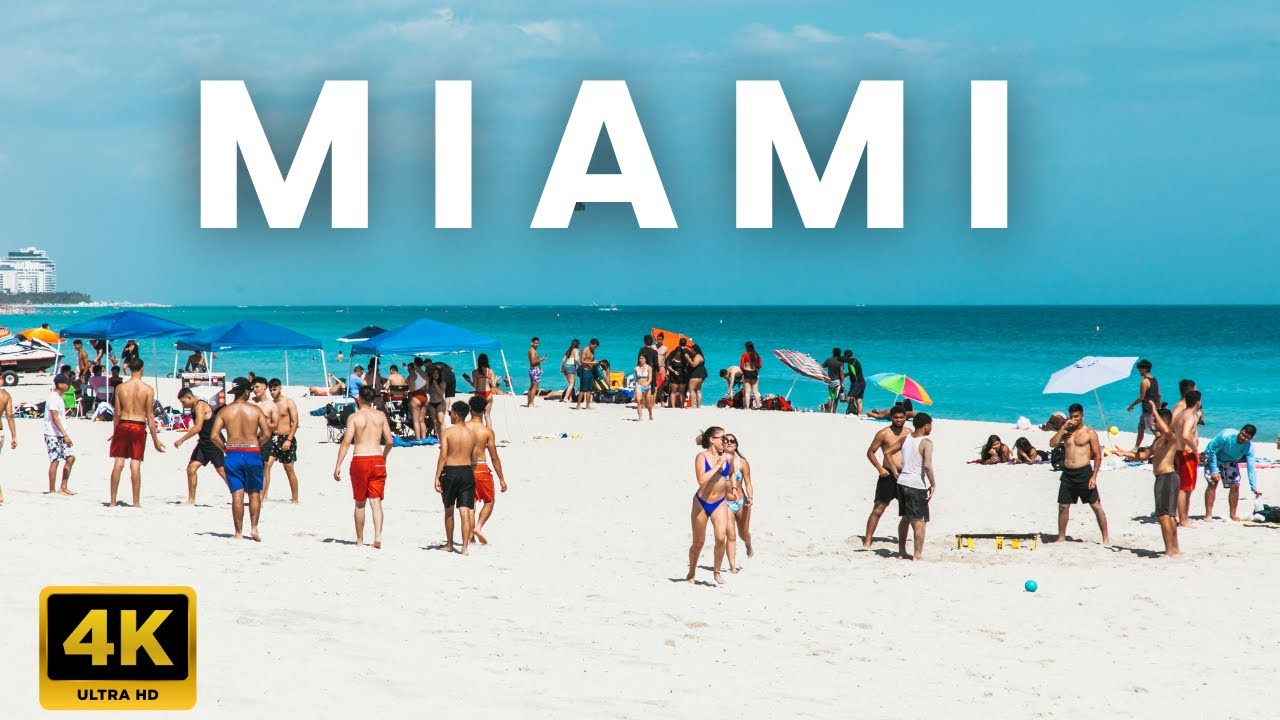 MIAMI 4K UHD - Miami's Iconic Beaches And Sky-high Views - YouTube