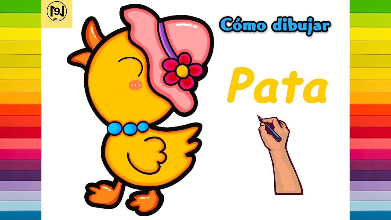 Cómo dibujar pata facil paso a paso - YouTube