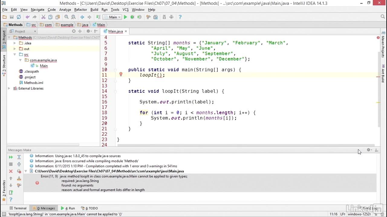45- Creating reusable code with methods - Java (Beginner) Programming ...