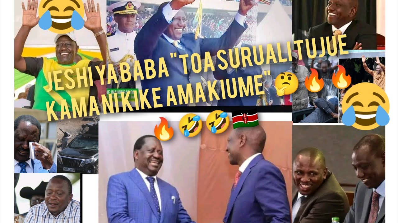 "TOA SULUARI TUJUE KAMA NI KIKE AU KIUME,"RAILA🔥🔥🔥🔥🤣🤣🤣 - YouTube