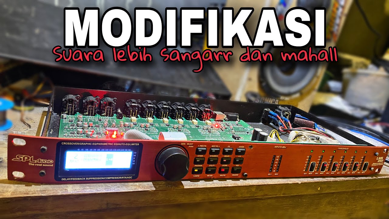 Modifikasi DLMS SPL audio dp260 versi racing clarity - YouTube