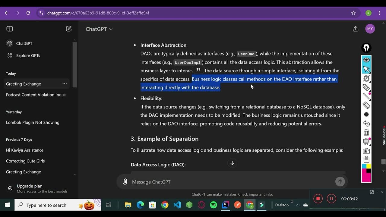 What is Dao(Data Access Object)? - YouTube