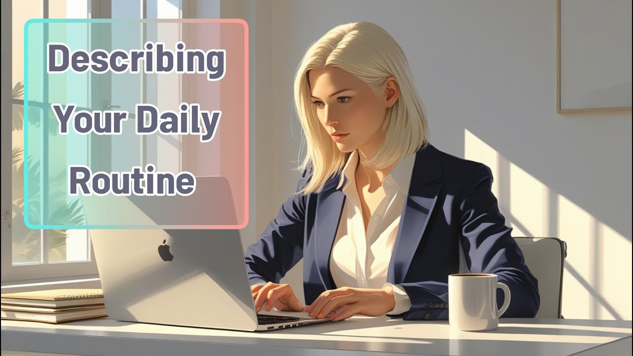 What to Say and How to Say It ? Describing Your Daily Routine | Easy ...